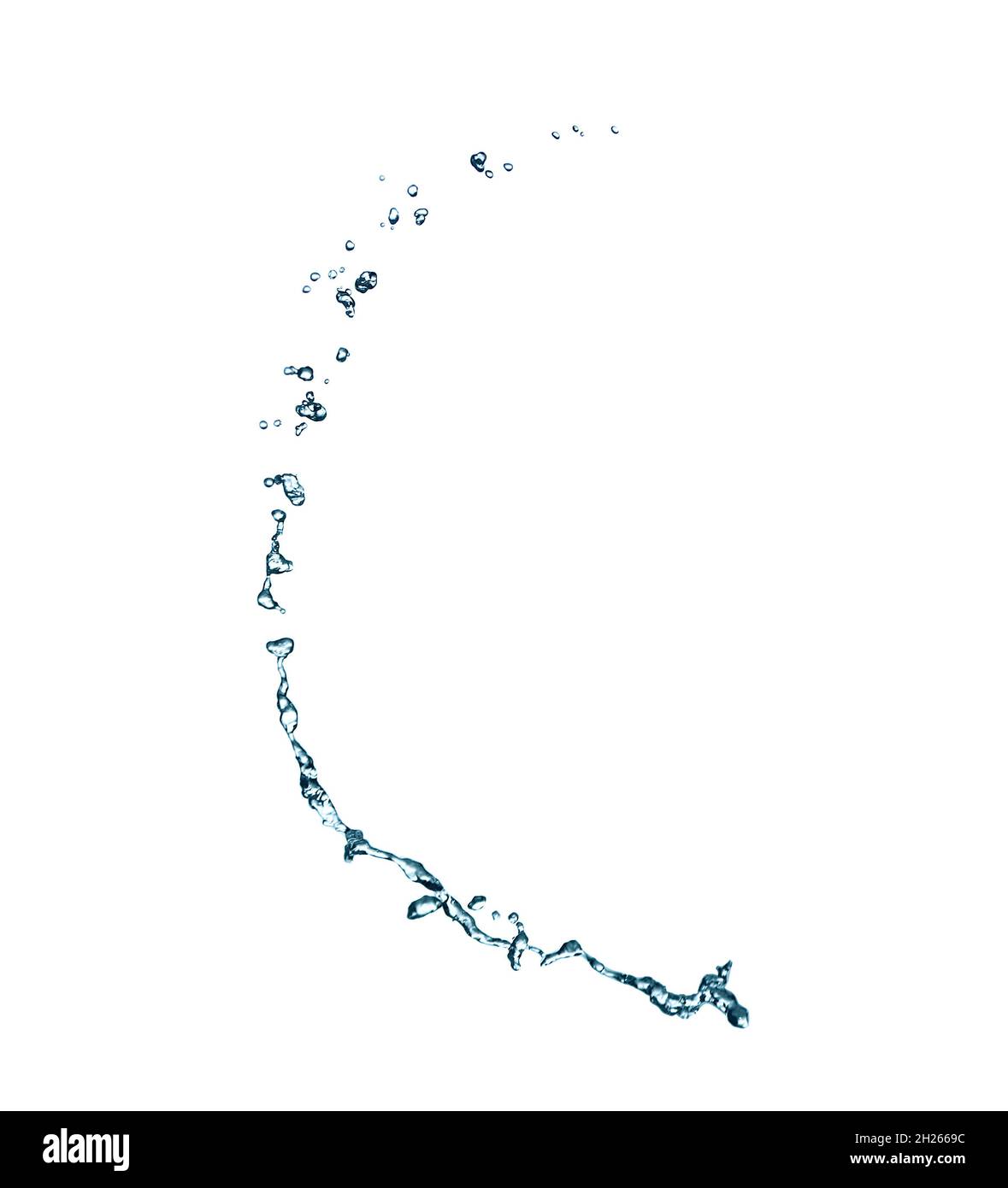 Abstract splash of water on white background Stock Photo - Alamy