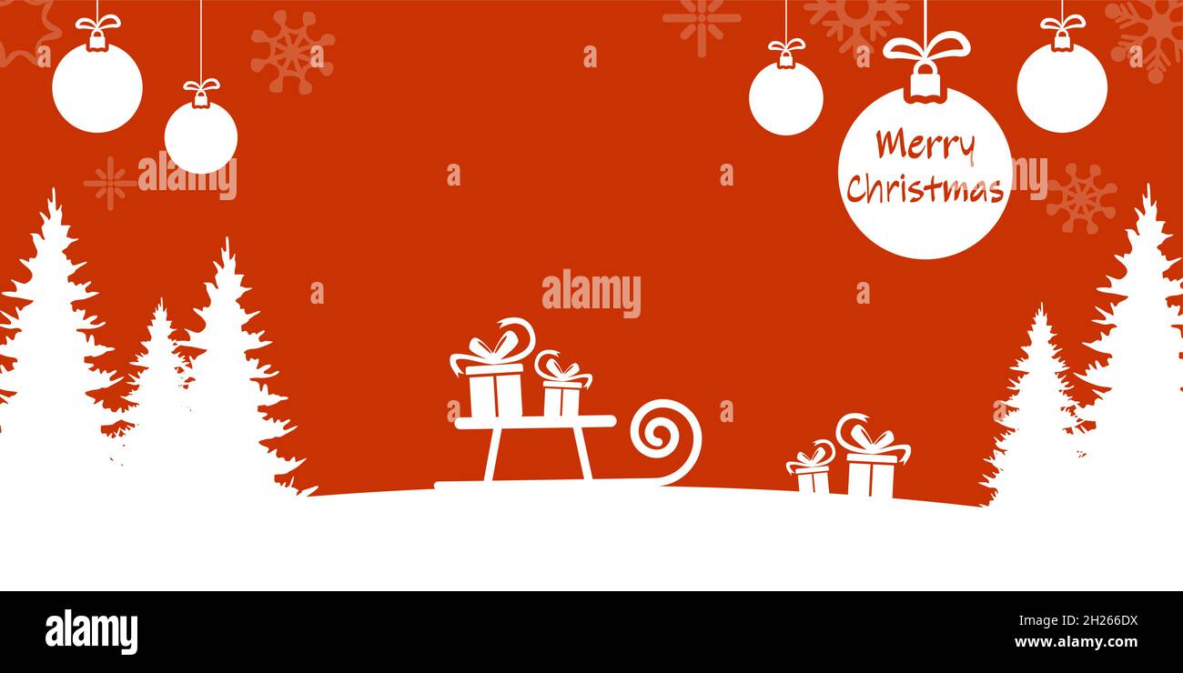 EPS 10 vector file showing simple christmastime background with typical ...
