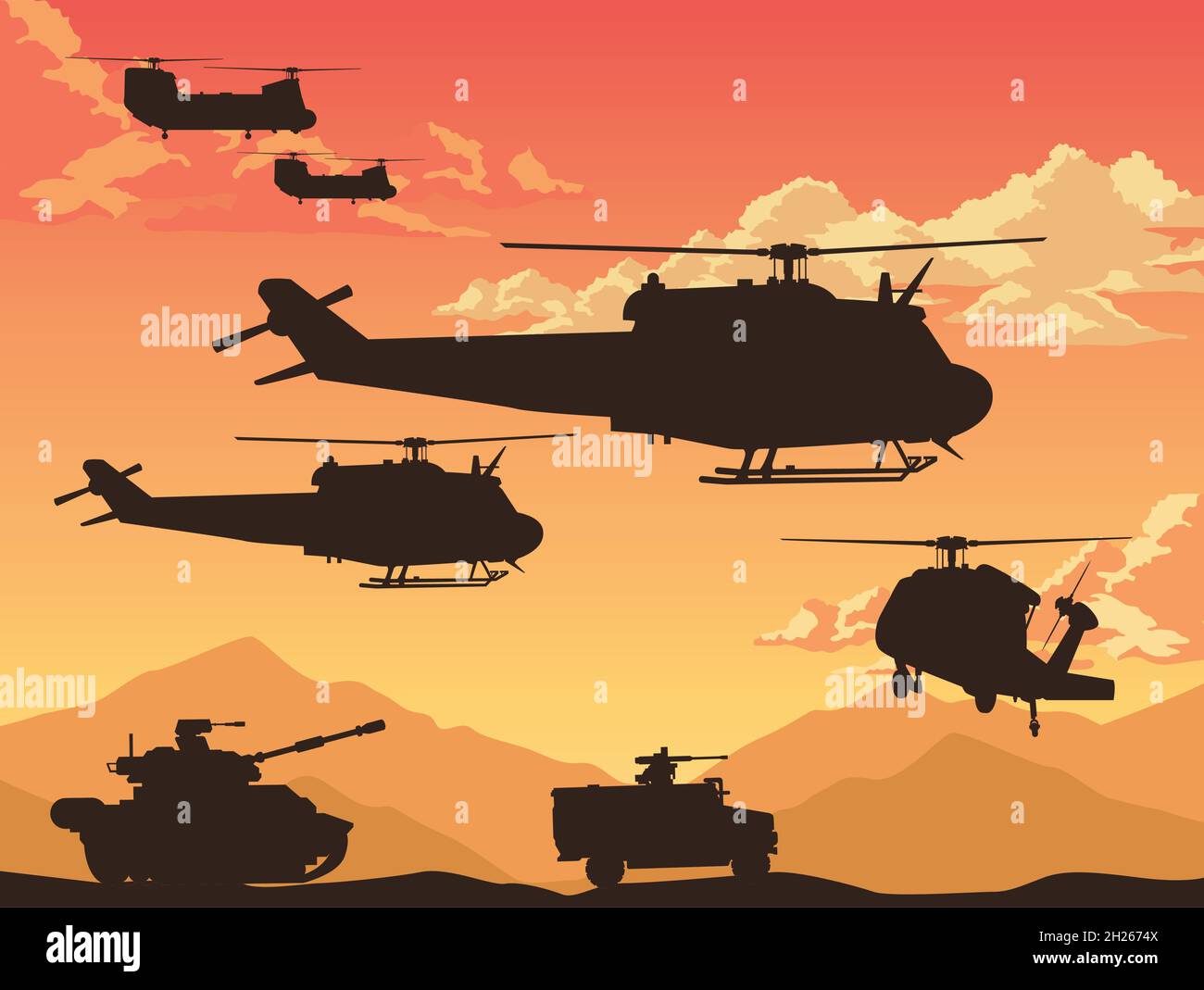 Combat weaponry Stock Vector Images - Alamy