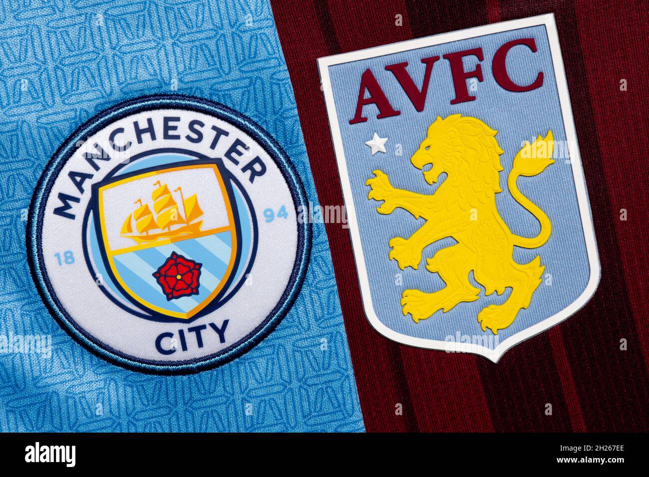 Close up of club crest Stock Photo - Alamy