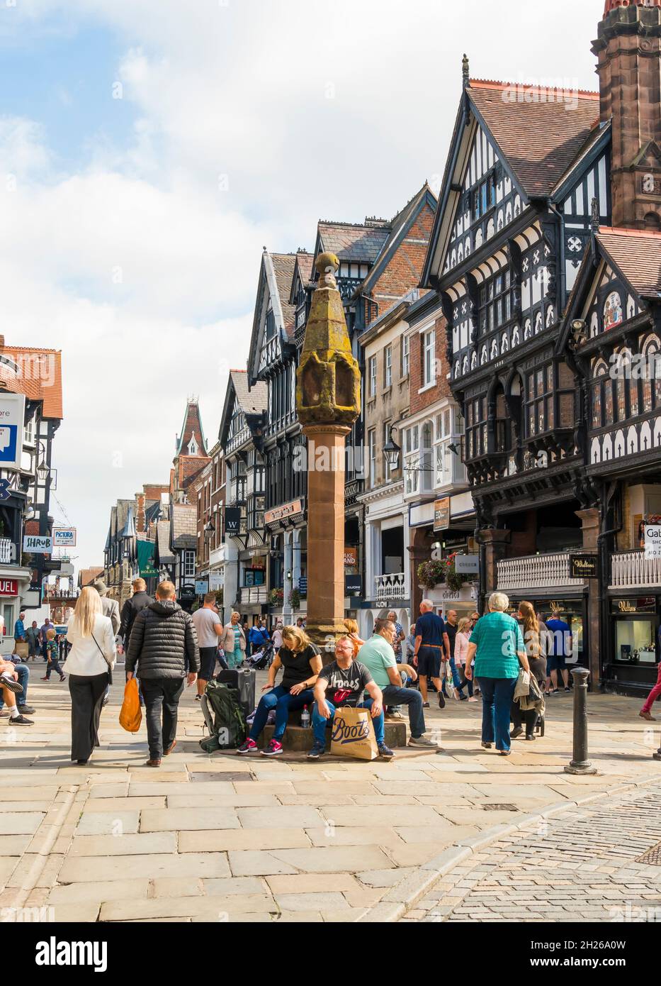 The Cross Chester city centre 2021 Stock Photo - Alamy