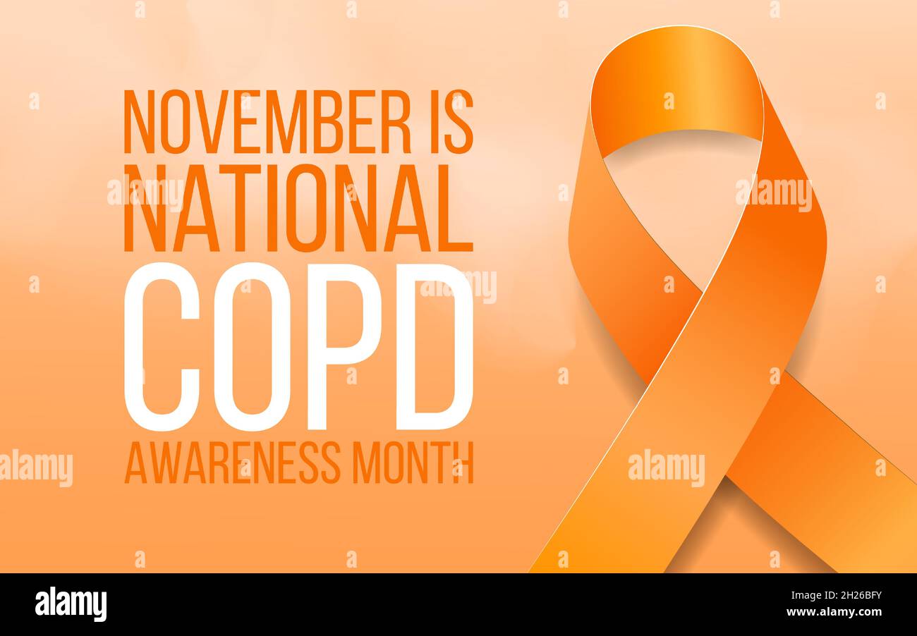 Chronic obstructive pulmonary disease COPD awareness month concept ...