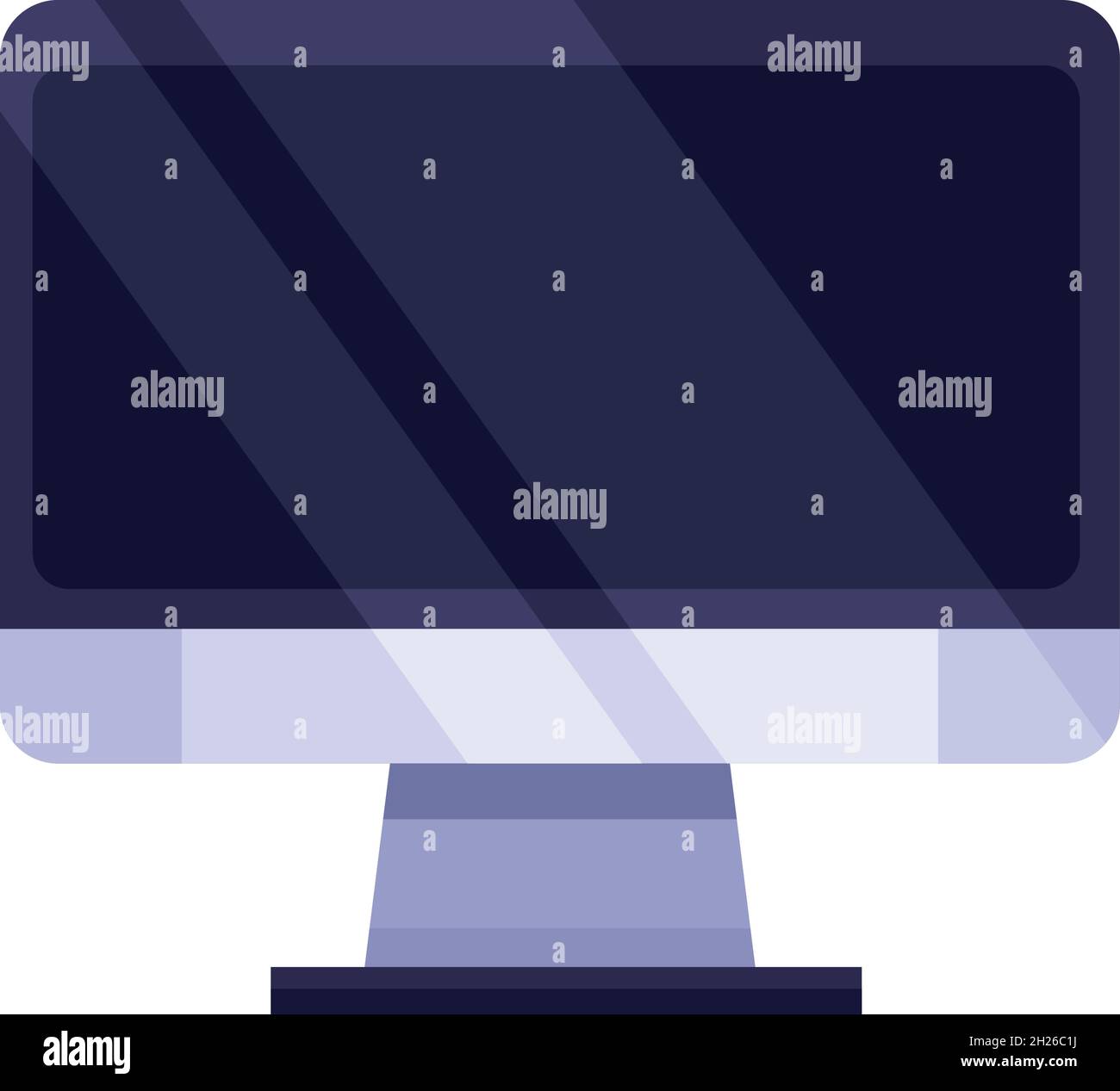 desktop computer display Stock Vector Image & Art - Alamy