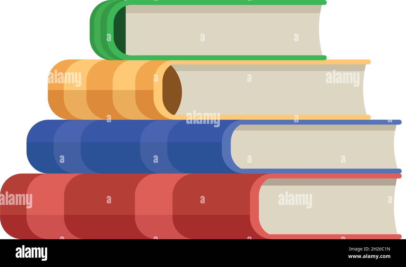 pile text books Stock Vector Image & Art - Alamy