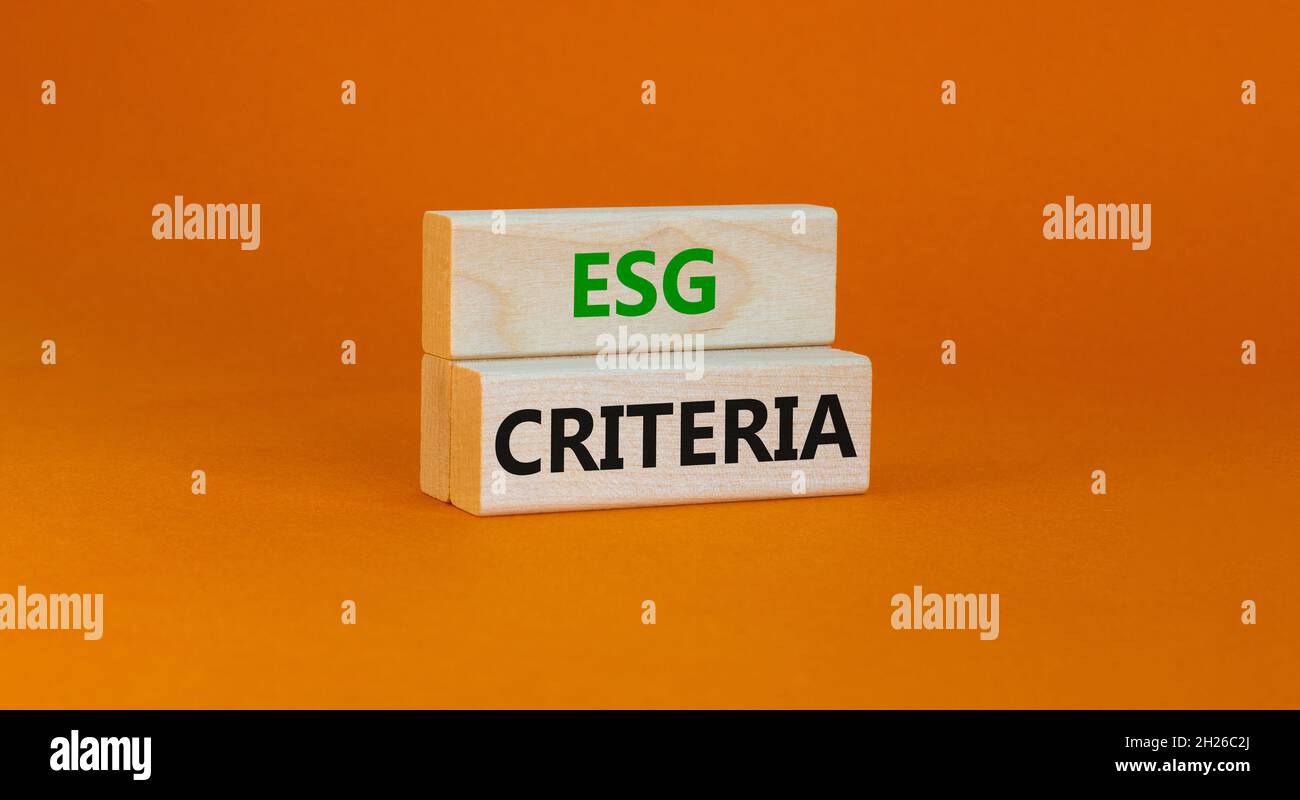 ESG environmental social governance criteria symbol. Concept words ESG ...
