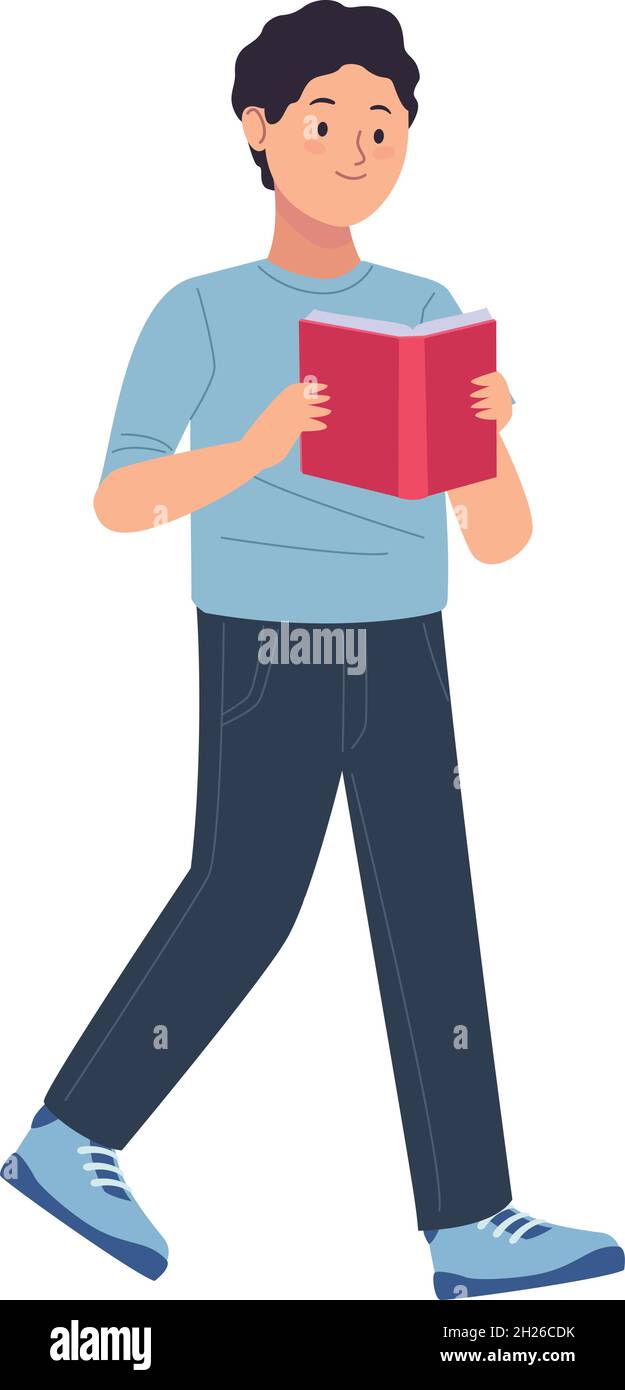 Person Reading A Book Clipart