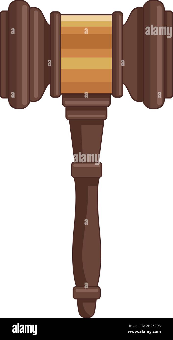 wooden judge gavel Stock Vector Image & Art - Alamy