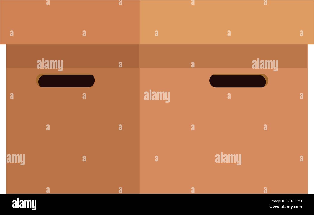 office carton box Stock Vector Image & Art - Alamy