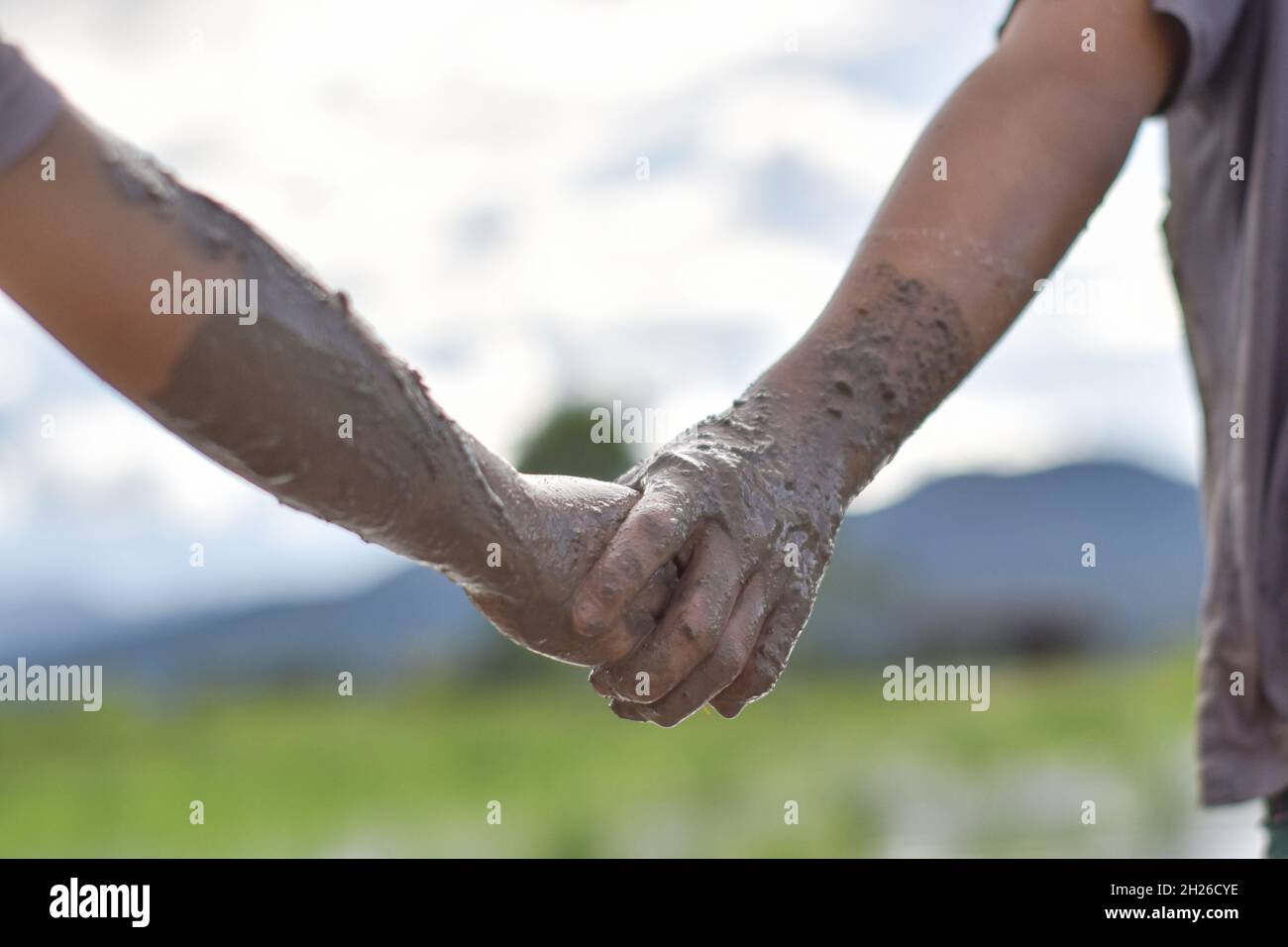 Child play mud hi-res stock photography and images - Alamy