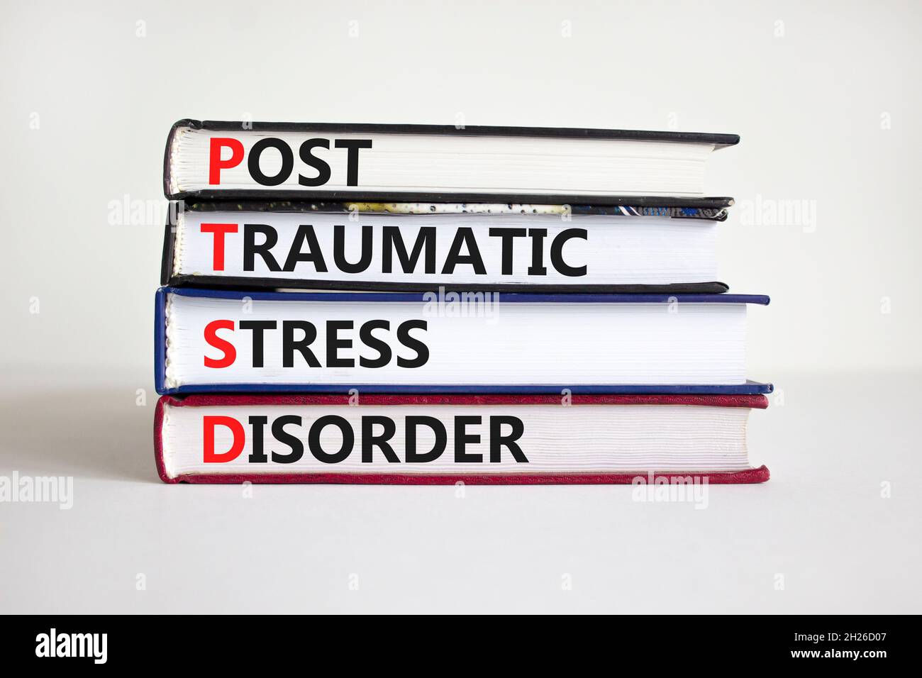 PTSD, post-traumatic stress disorder symbol. Concept words 'PTSD, post ...