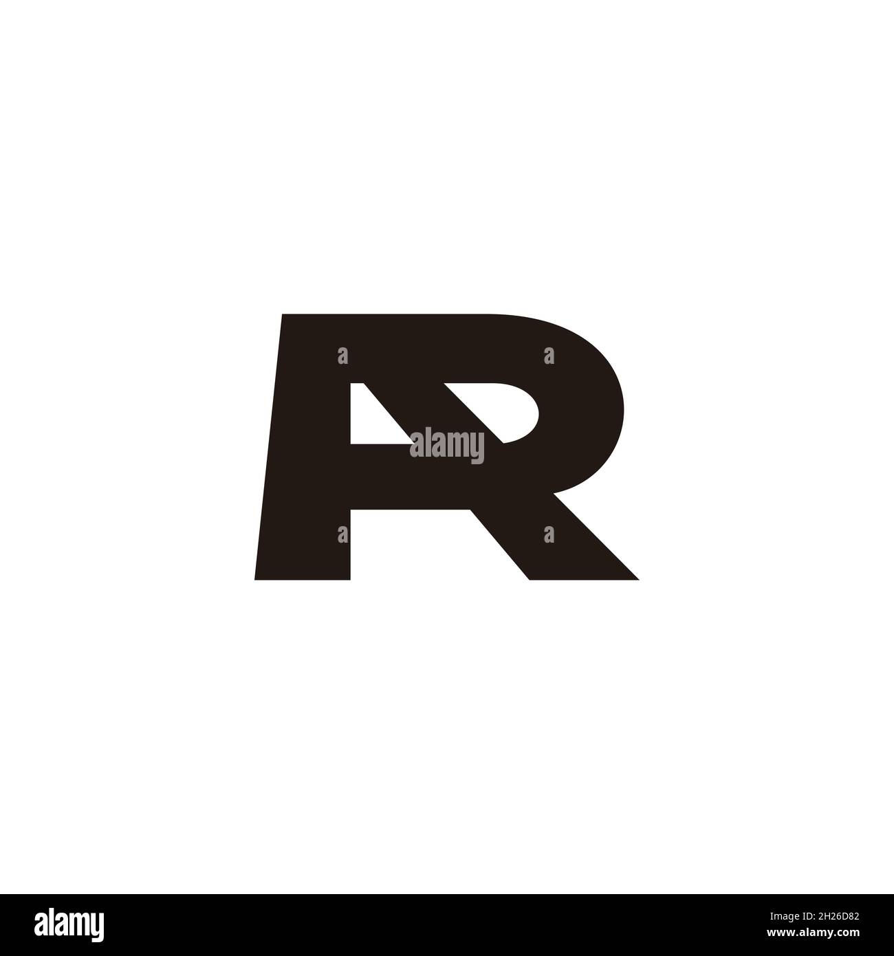 letter ar simple linked geometric logo vector Stock Vector Image & Art ...