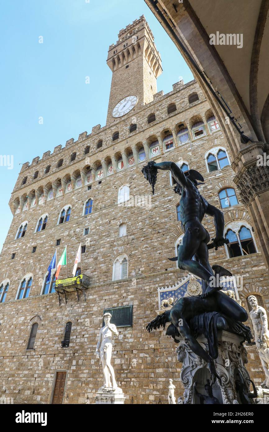 Piazza della signoria florence italie hi-res stock photography and ...