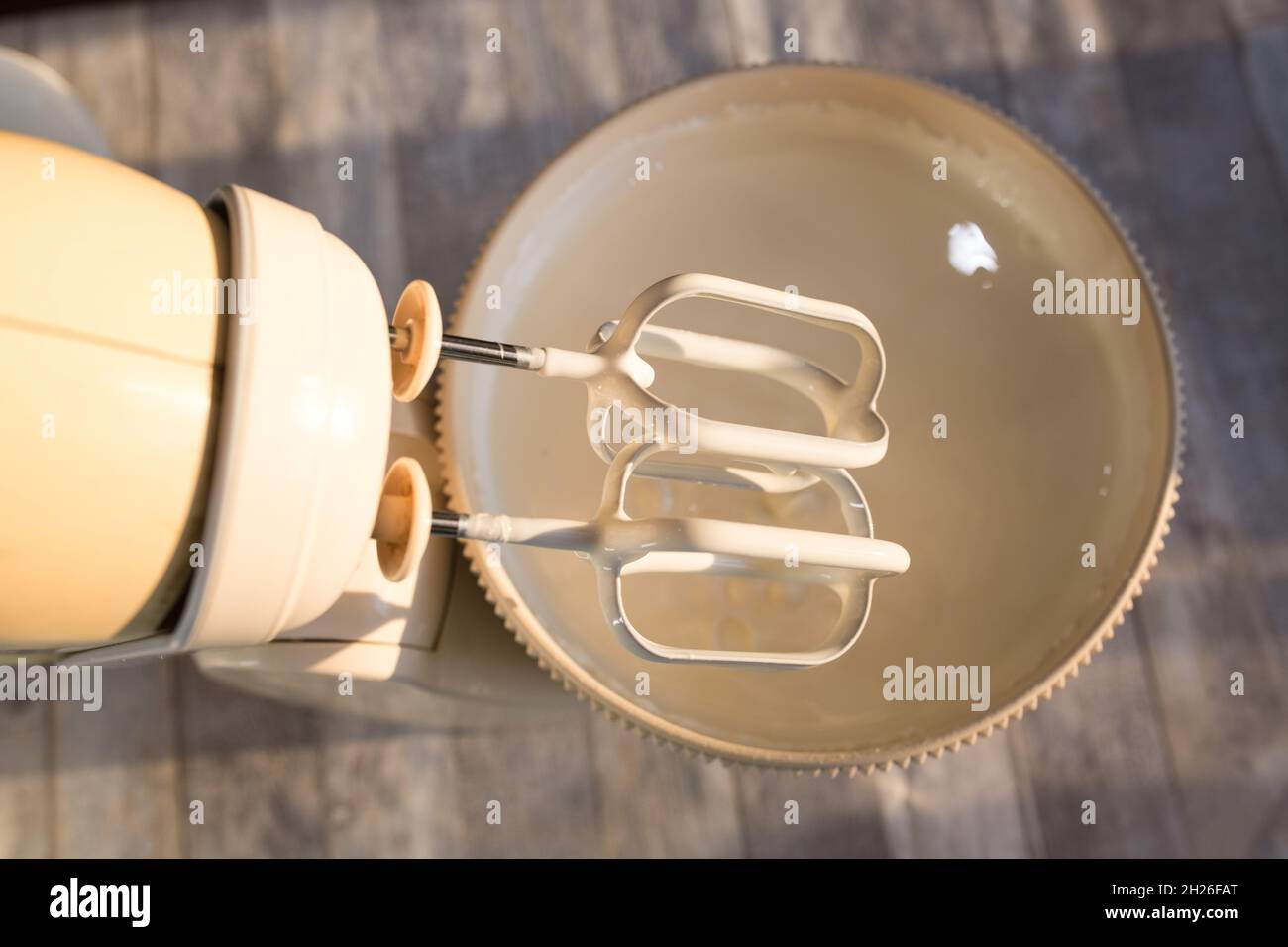 Step-by-step process of making a sour cream chocolate cake. Sour cream ...