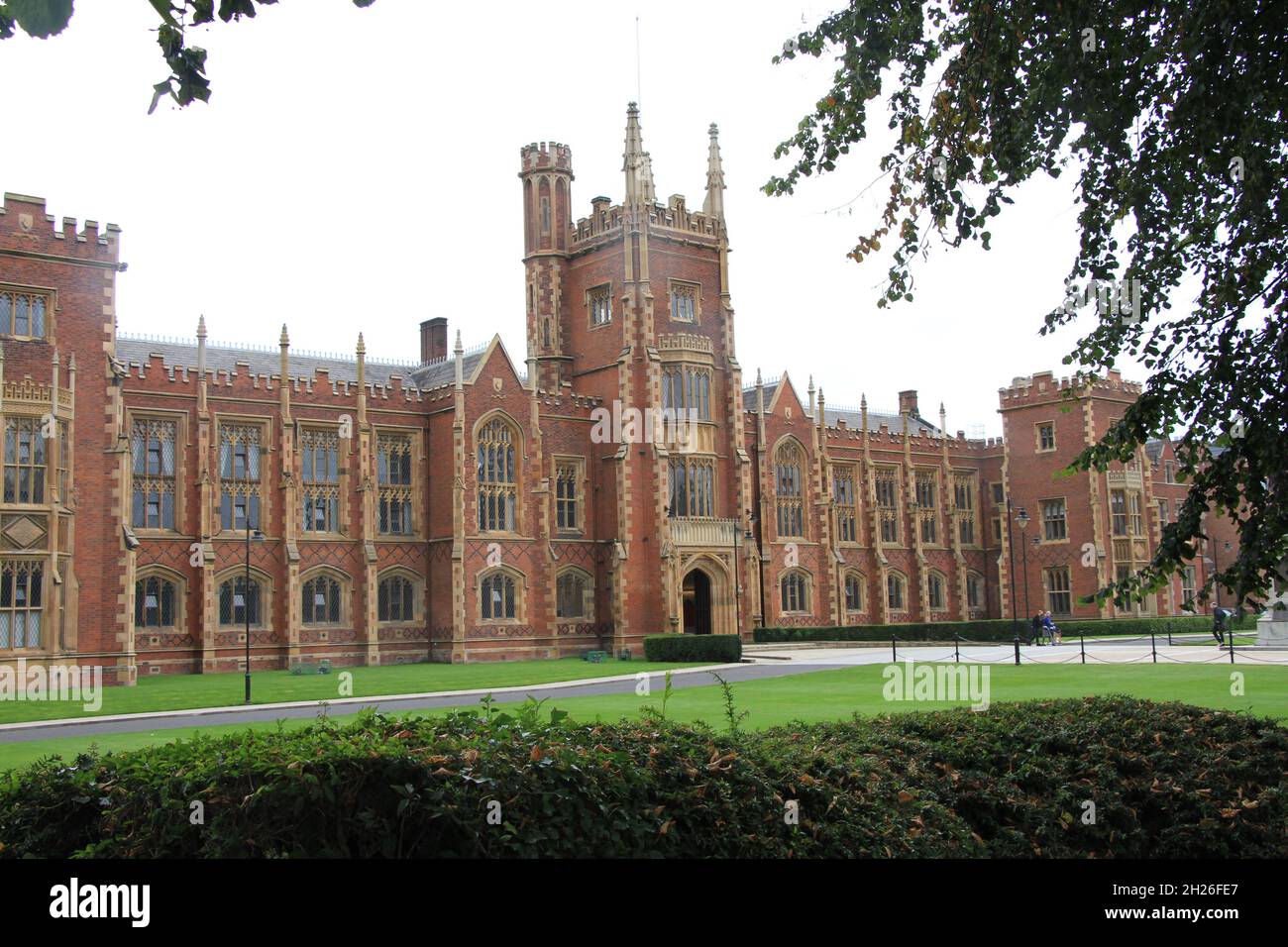 Queens University main building, Belfast, Northern Ireland Stock Photo ...