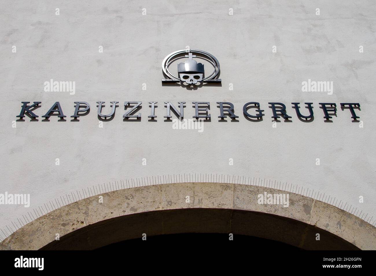 Vienna, Austria, July 21, 2021. Kapuzinergruft. The Capuchin crypt ...