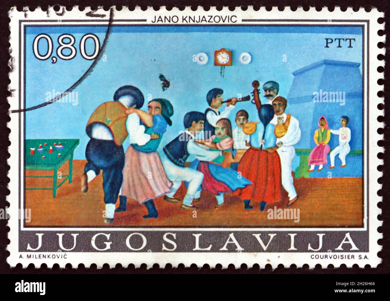 YUGOSLAVIA - CIRCA 1974: a stamp printed in Yugoslavia shows Children's ...