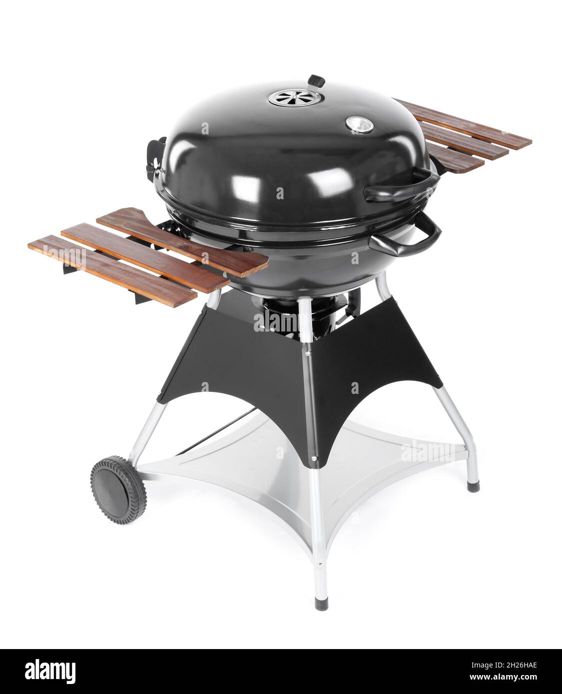 New modern barbecue grill on white background Stock Photo - Alamy