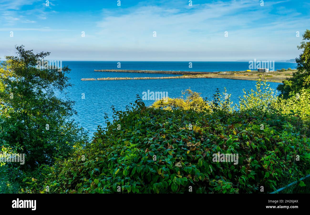 A view od the Port Angles shoreline Stock Photo - Alamy