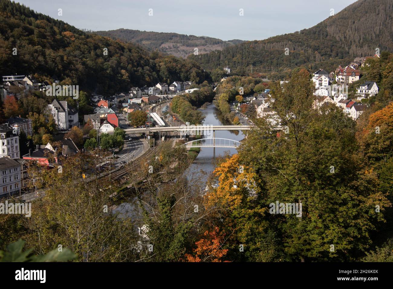 Altena City centre on the Lahn Stock Photo - Alamy