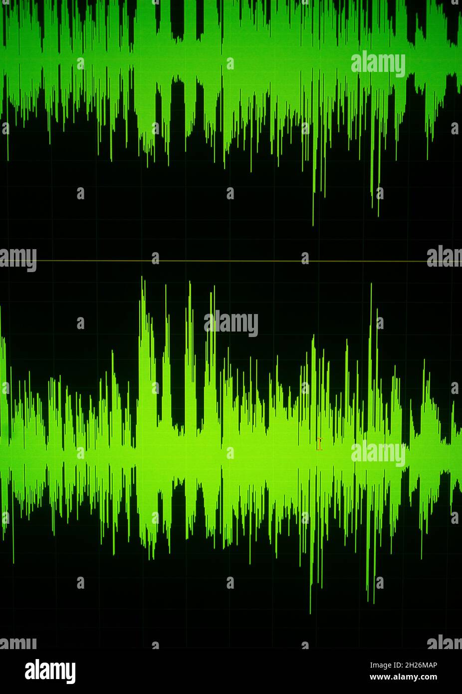 Voiceover studio voice actor dialogue recording audio sound wave on ...