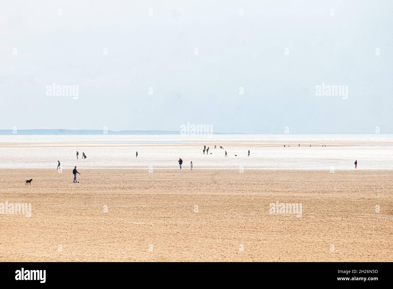 Formby beach statues hi-res stock photography and images - Alamy