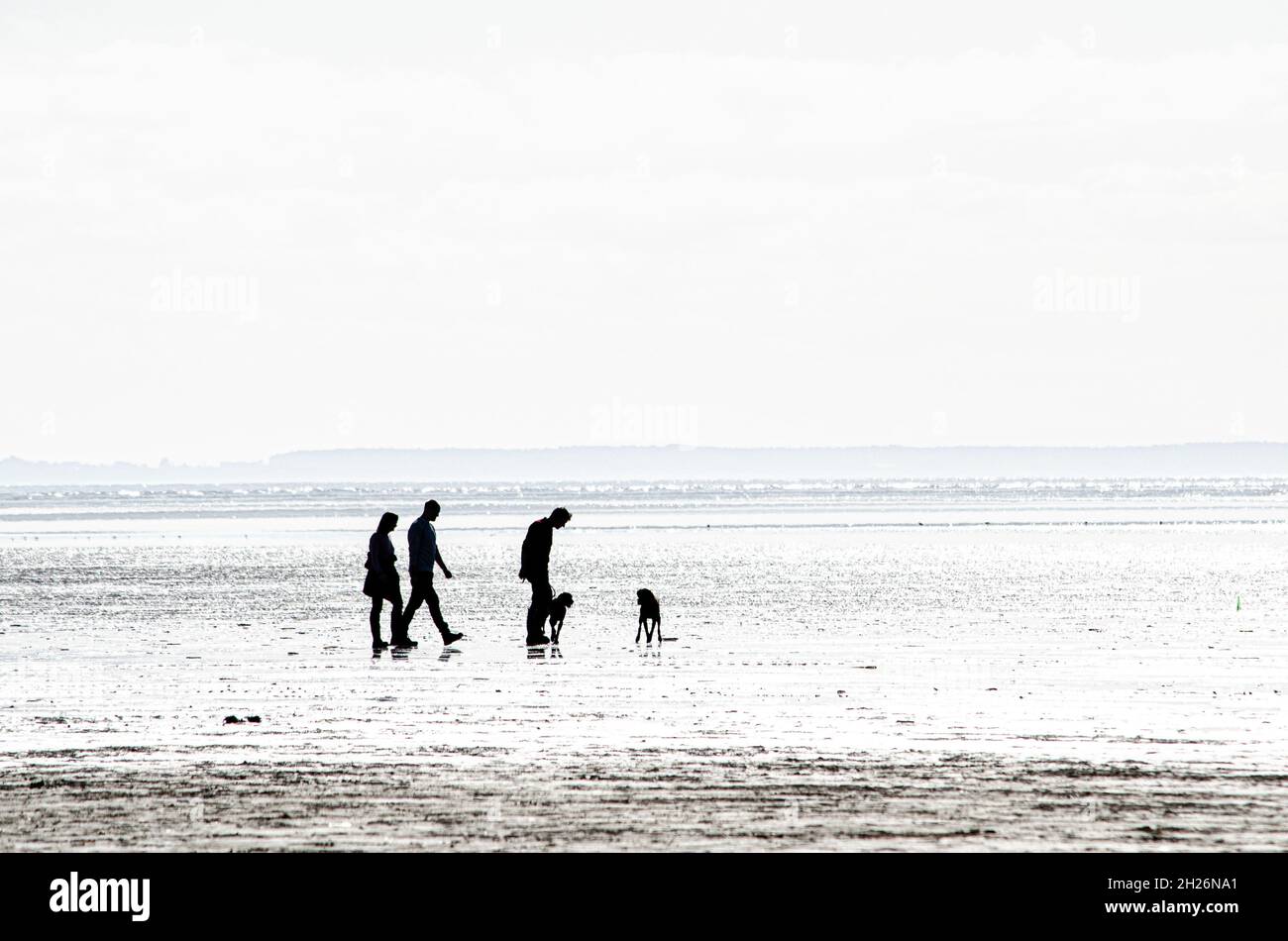 Formby beach statues hi-res stock photography and images - Alamy