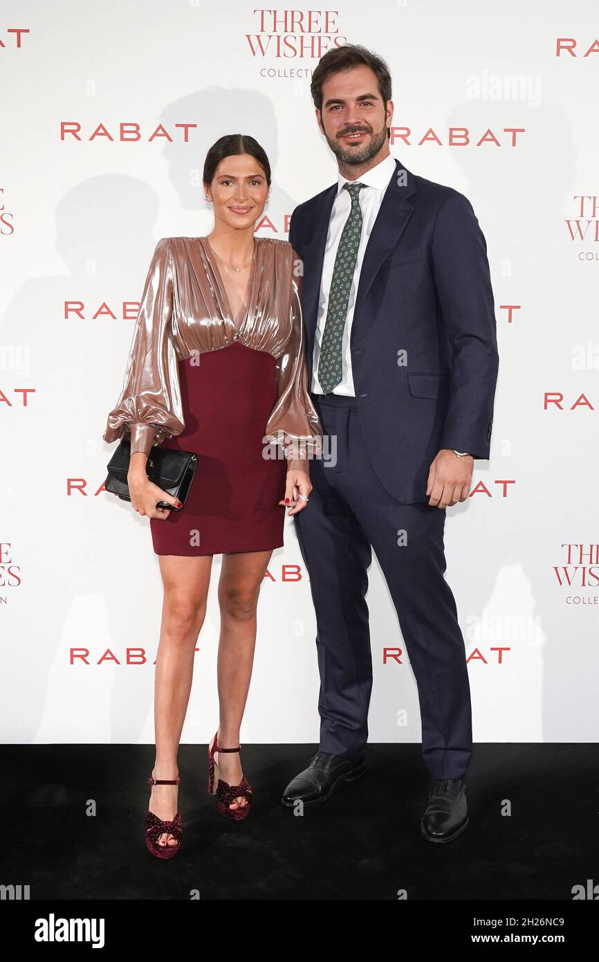 Marta Oria and Haryan Rodriguez attend the 'Three Wishes' collection ...