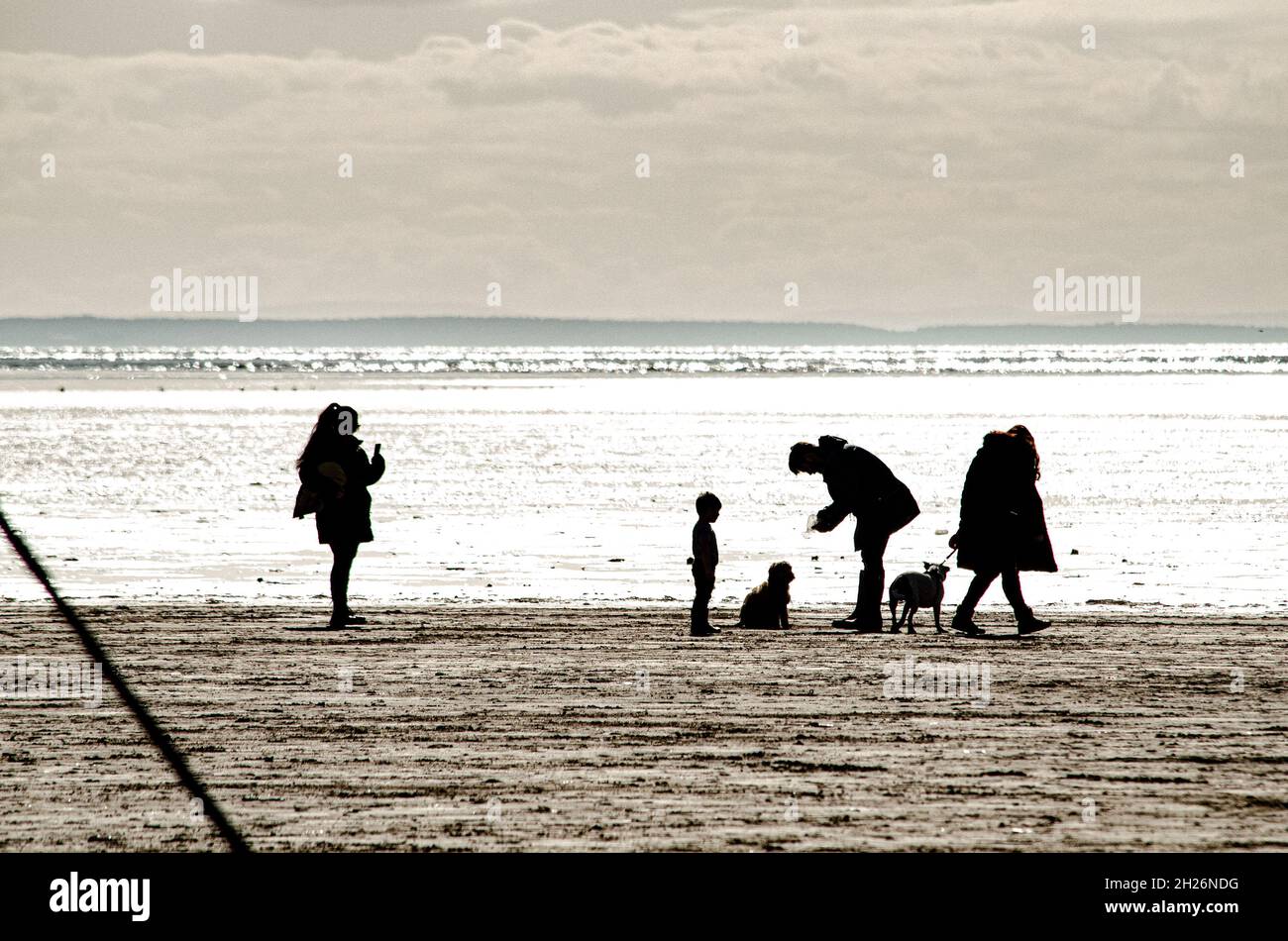 Formby beach statues hi-res stock photography and images - Alamy