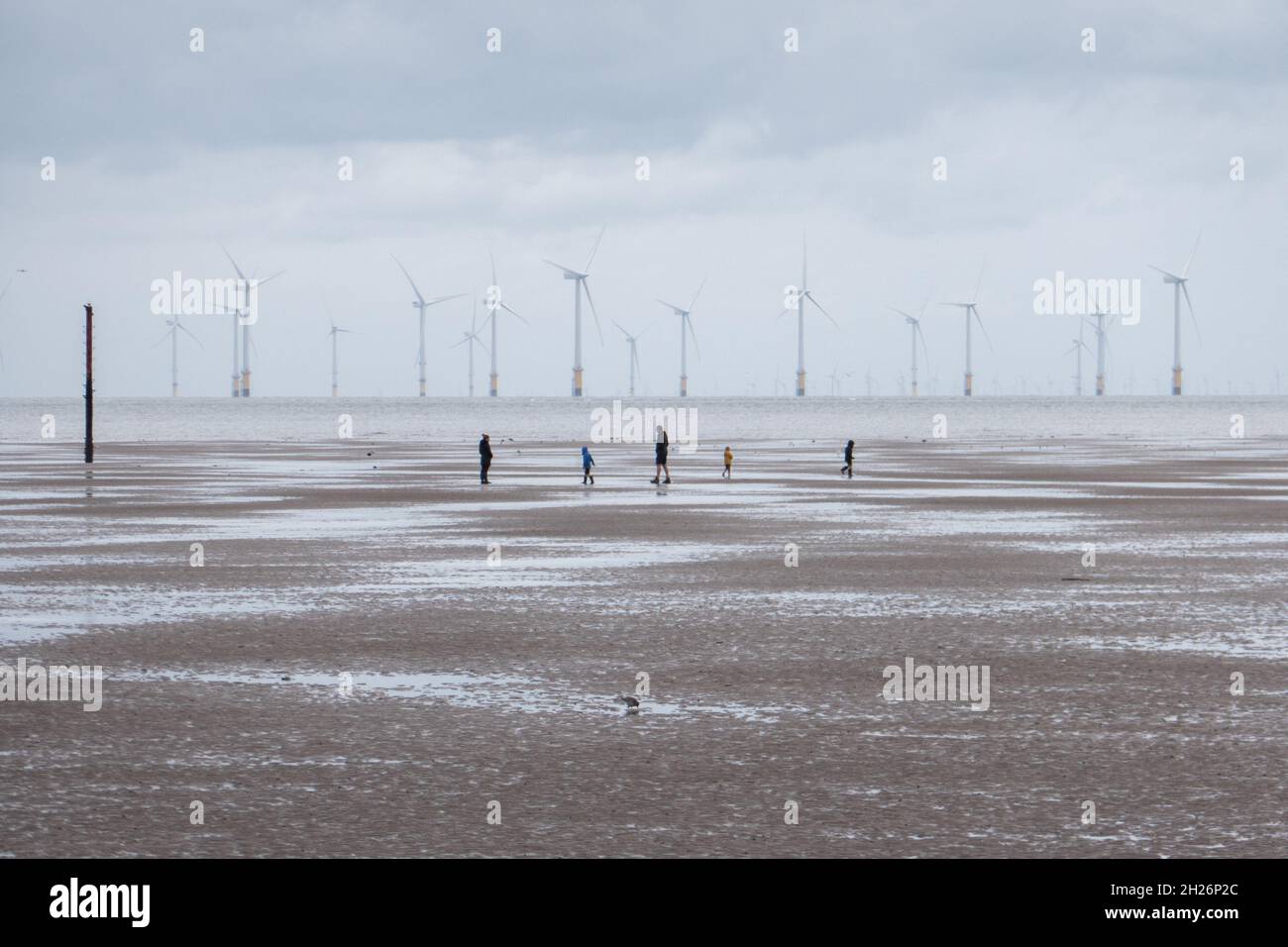 Formby beach statues hi-res stock photography and images - Alamy
