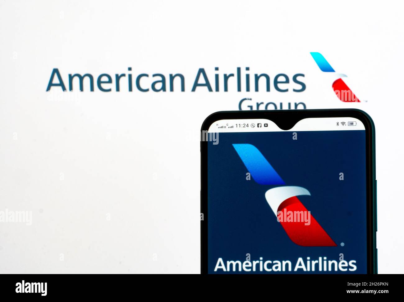 American airlines group hi-res stock photography and images - Alamy