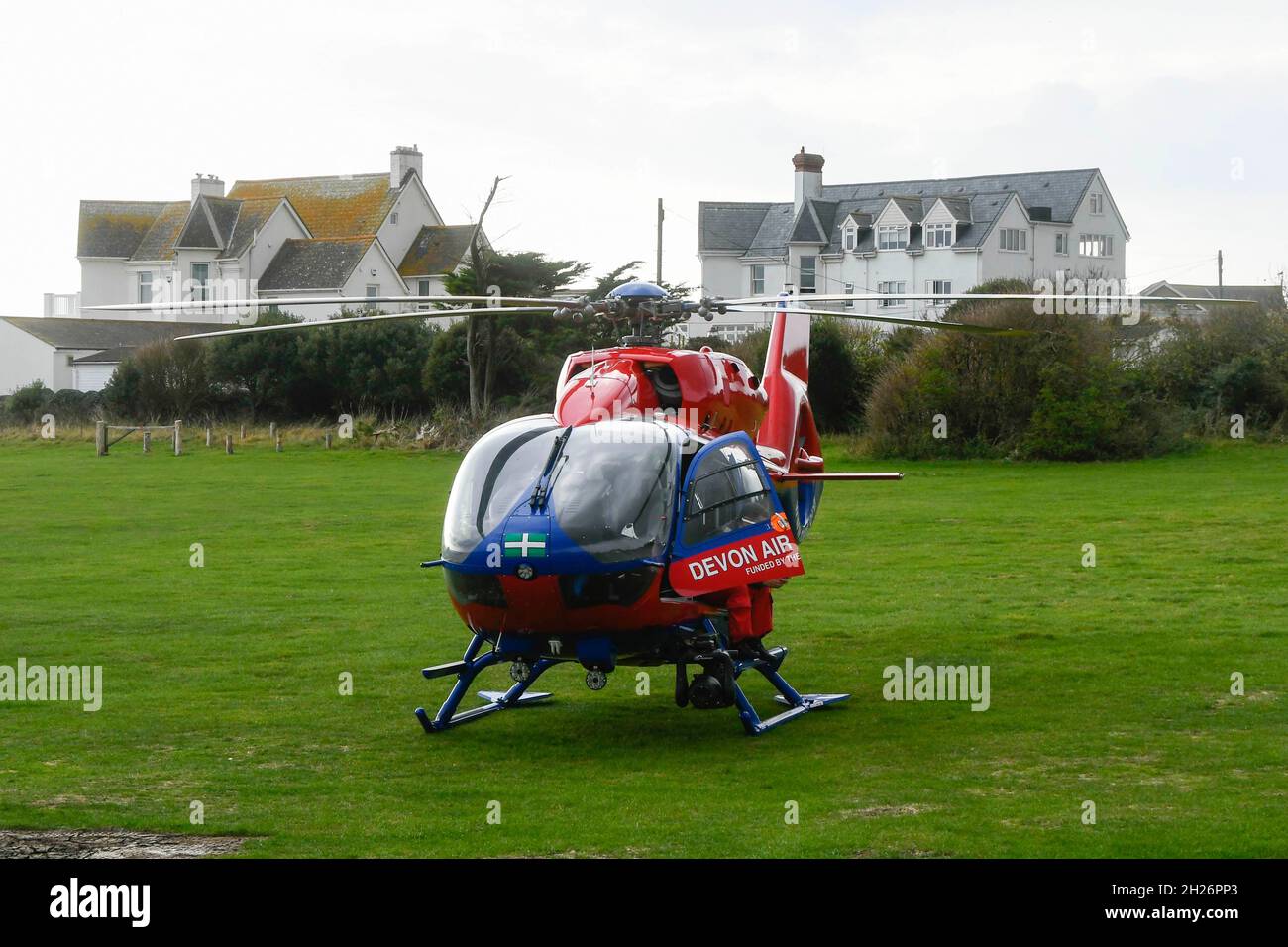 Devon air ambulance hi-res stock photography and images - Alamy