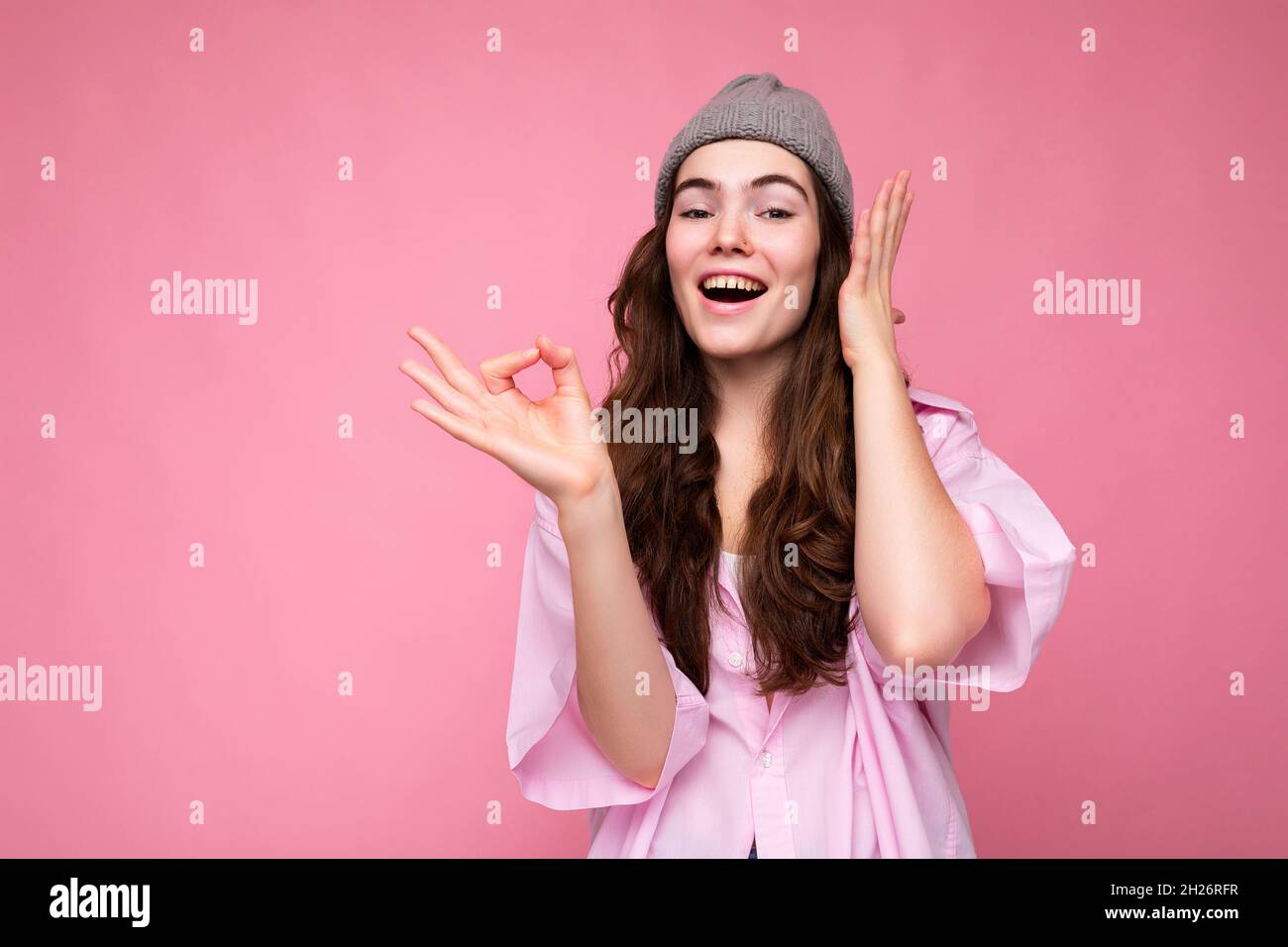Photo Of Young Positive Happy Smiling Beautiful Woman With Sincere