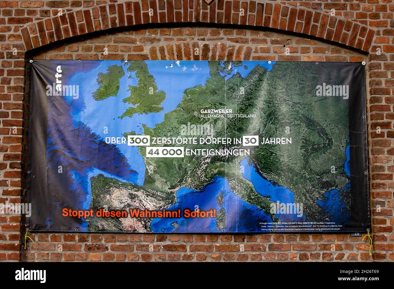Informative Map Of Europe From The Television Station Arte . The Map ...