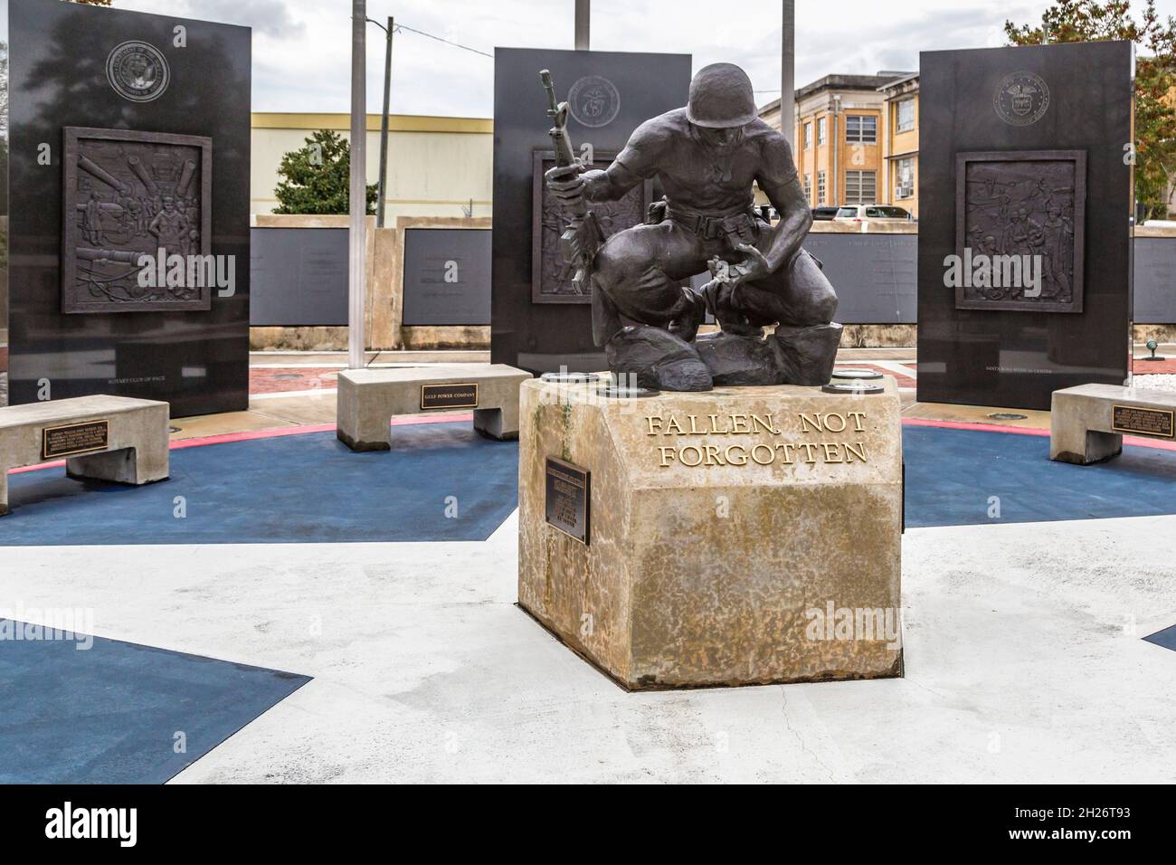 Fallen, Not Forgotten statue at the Santa Rosa County Veterans Memorial ...