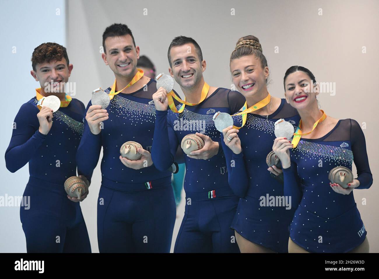 NEOVIS, Italy, second place, during awards ceremony in Quartets at The ...