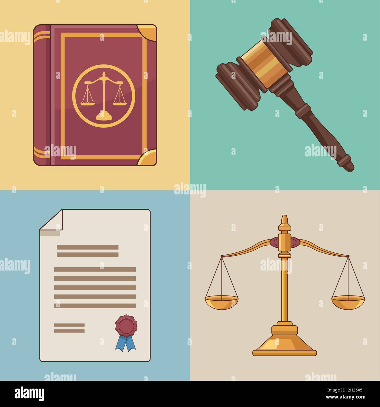 Law gavel file Stock Vector Images - Alamy