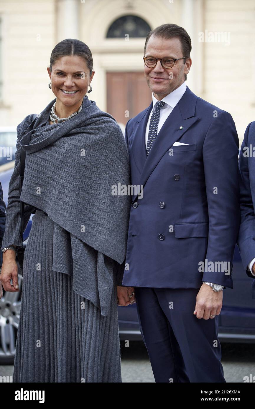 Turin. Turin, Italy on October 20, 2021. Crownprincess Victoria and ...