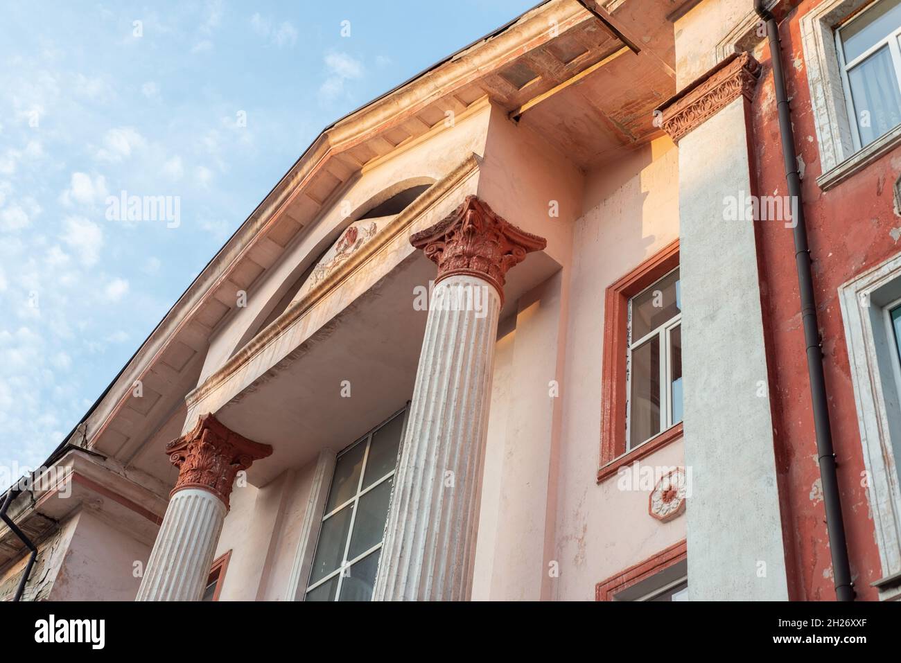 old architecture of buildings of soviet ukraine Stock Photo - Alamy
