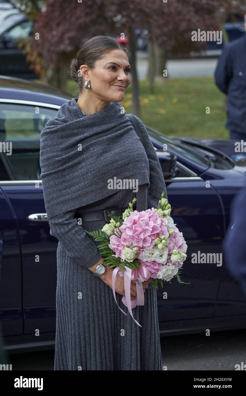 Turin, Italy on October 20, 2021. Crownprincess Victoria visit SKF ...