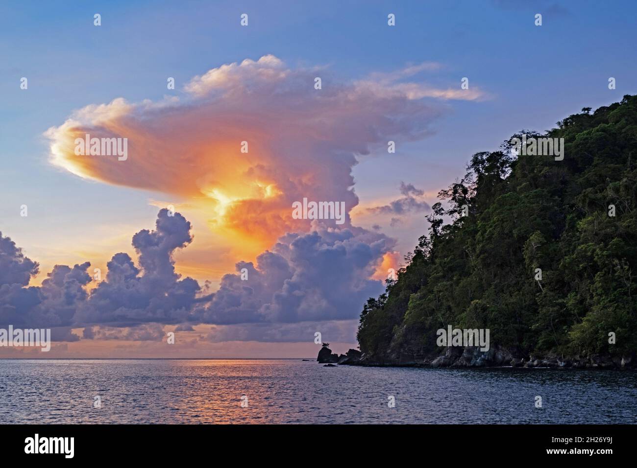 Anvil shaped cumulonimbus storm cloud hi-res stock photography and ...