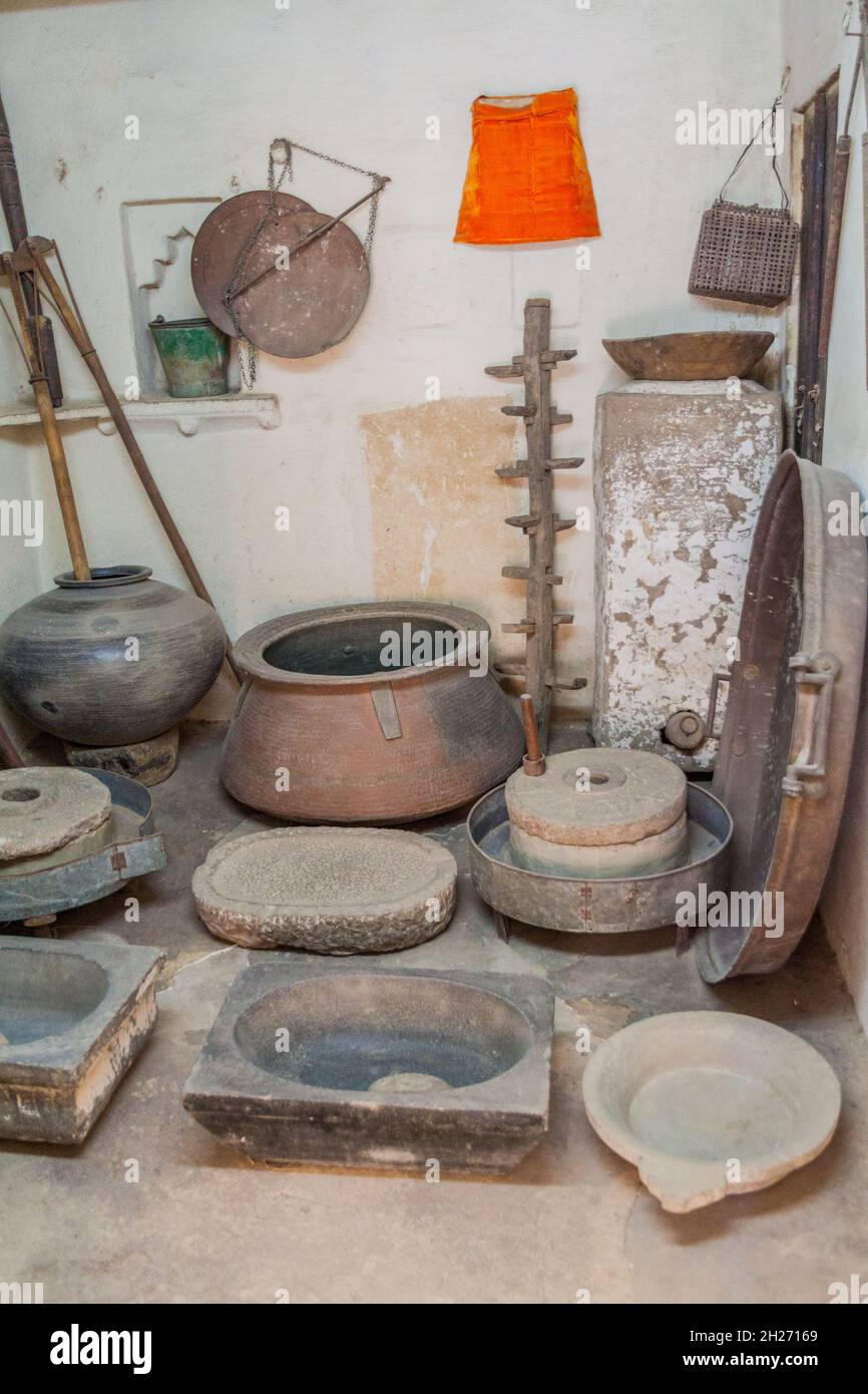 Indian kitchen equipment hi-res stock photography and images - Alamy