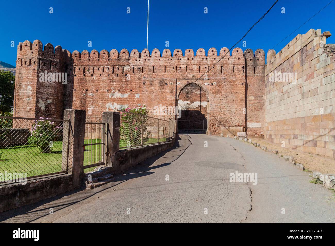 South Bhadra Gate in Champaner historical city, Gujarat state, India ...