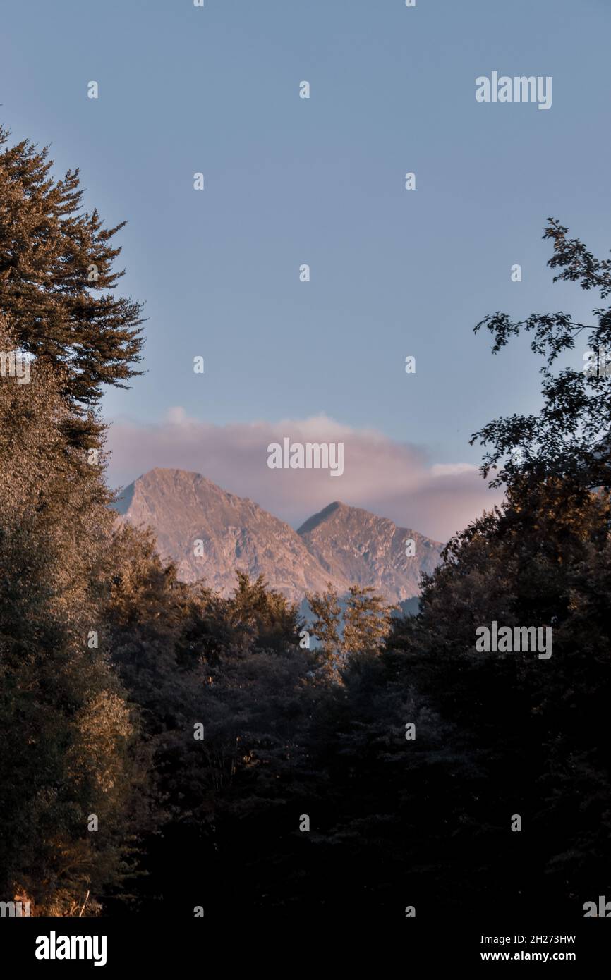 Beautiful landscape of the Fagarasi Mountains from the Transfagarasan ...