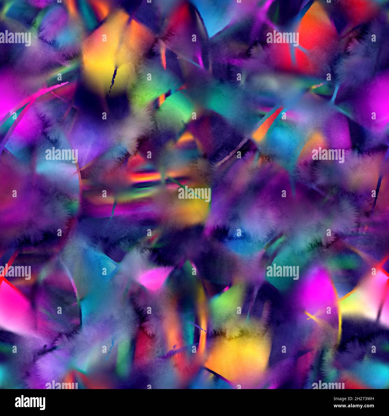 Seamless watercolor wash painting pattern swatch for surface print ...