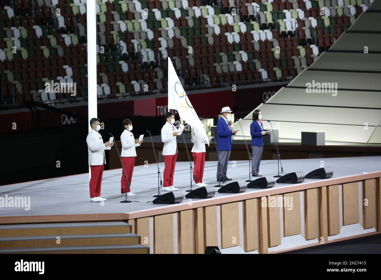 Introduction of the olympic rings hi-res stock photography and images ...