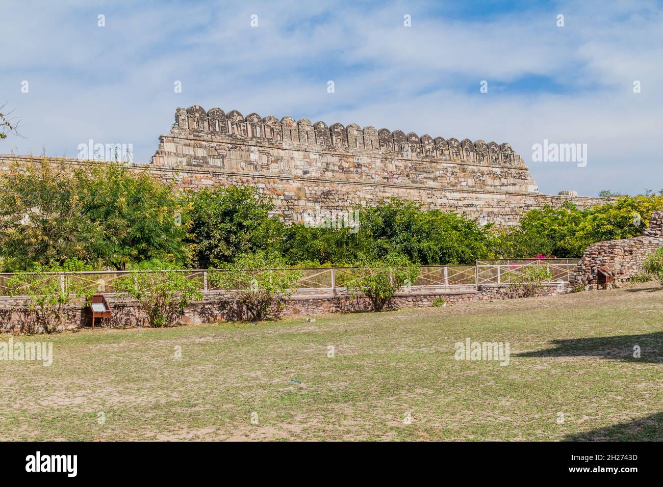 Chittorgarh An Ancient Fort In India Wall High Resolution Stock ...