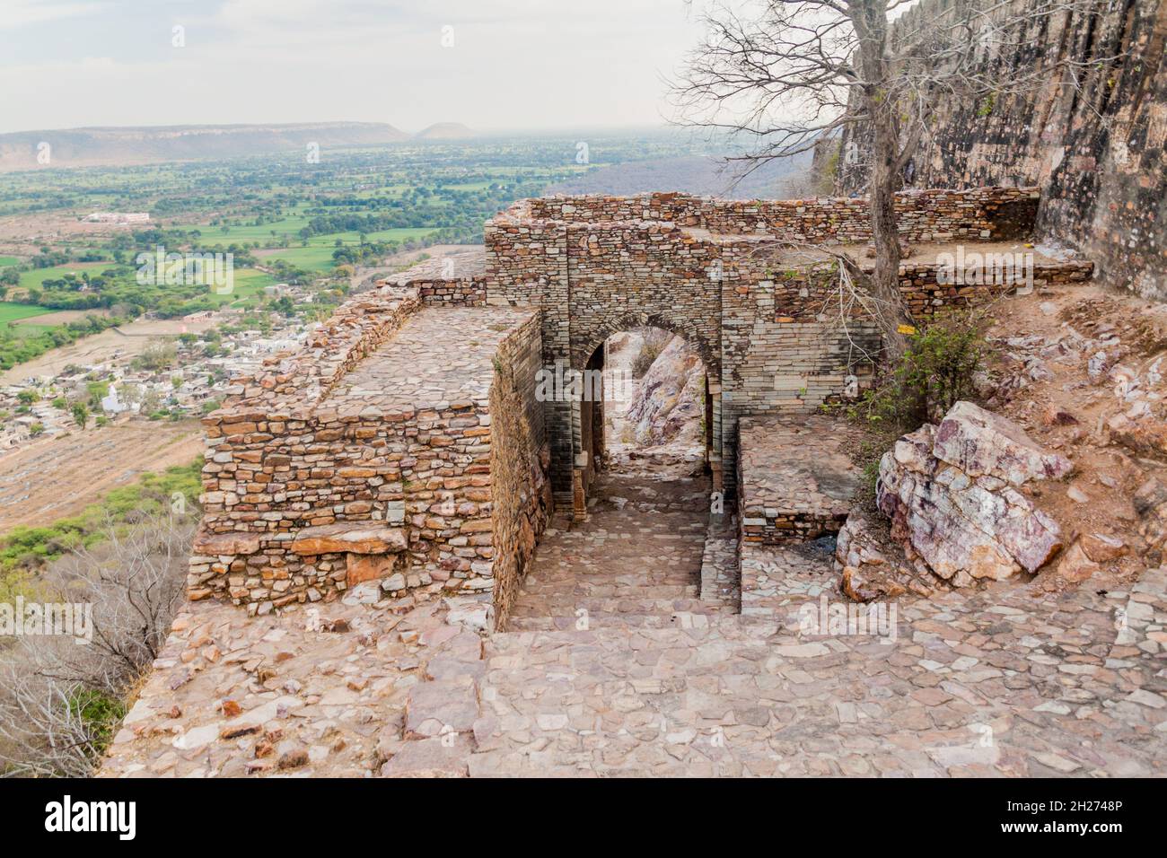 Chittorgarh An Ancient Fort In India Gate High Resolution Stock ...