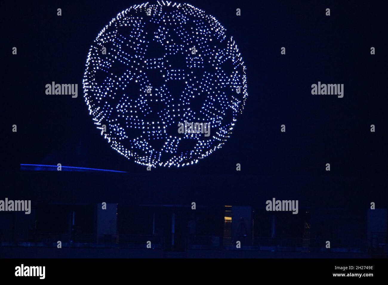 JULY 23rd, 2021 - TOKYO, JAPAN: 1,824 drones make a 3D rendition of the ... JULY 23rd, 2021 - TOKYO, JAPAN: 1,824 drones make a 3D rendition of the ...