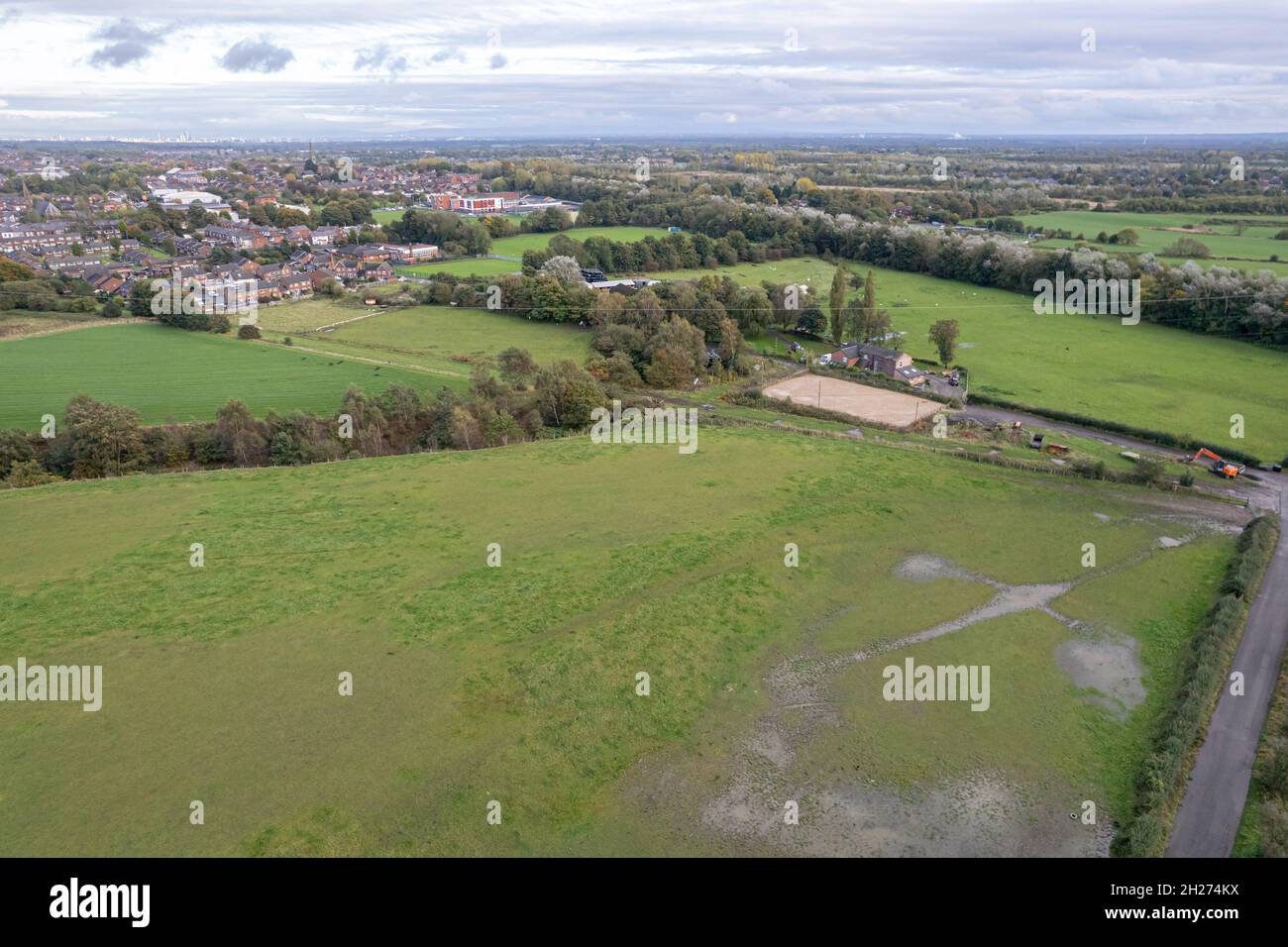 Yeovil aerial view town hi-res stock photography and images - Alamy