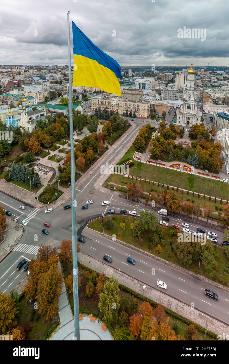 Aerial flag hi-res stock photography and images - Alamy